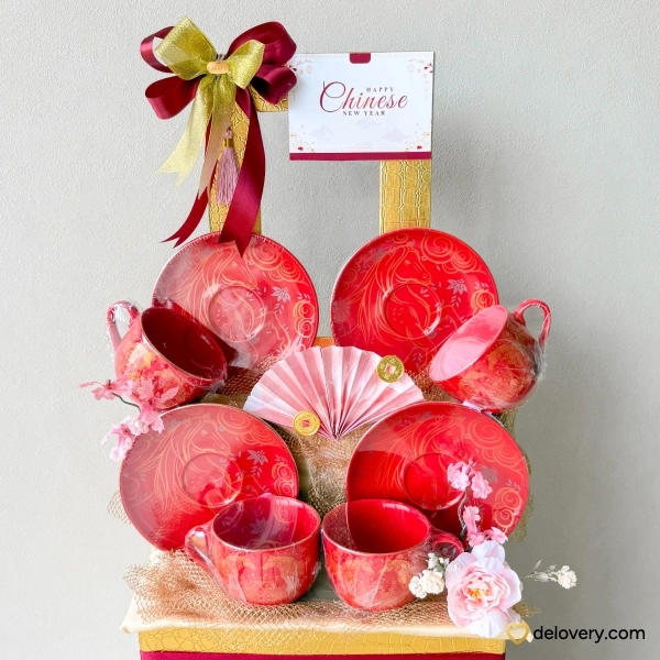 Jual Regal Red Tea Set | Delovery