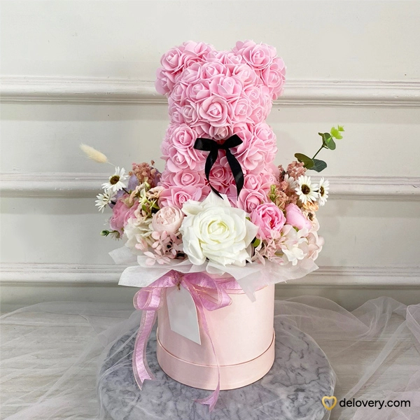 Jual Rosy Cuddle Box (Artificial) | Delovery