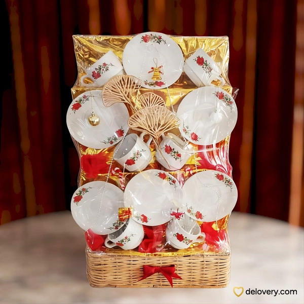 Jual Scarlet Bloom Tea Set | Delovery